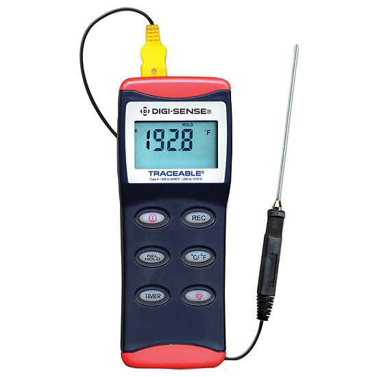 Digi Sense Calibrated Thermocouple Thermometer with Memory from Davis ... Digi Sense Calibrated Thermocouple Thermometer with Memory from Davis ...